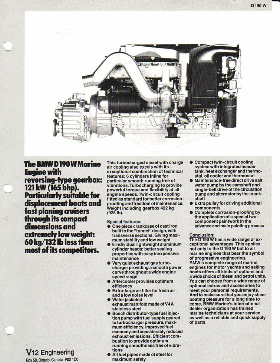 BMW Engine D636 Diese Detailed Engine Information |Manuals Online