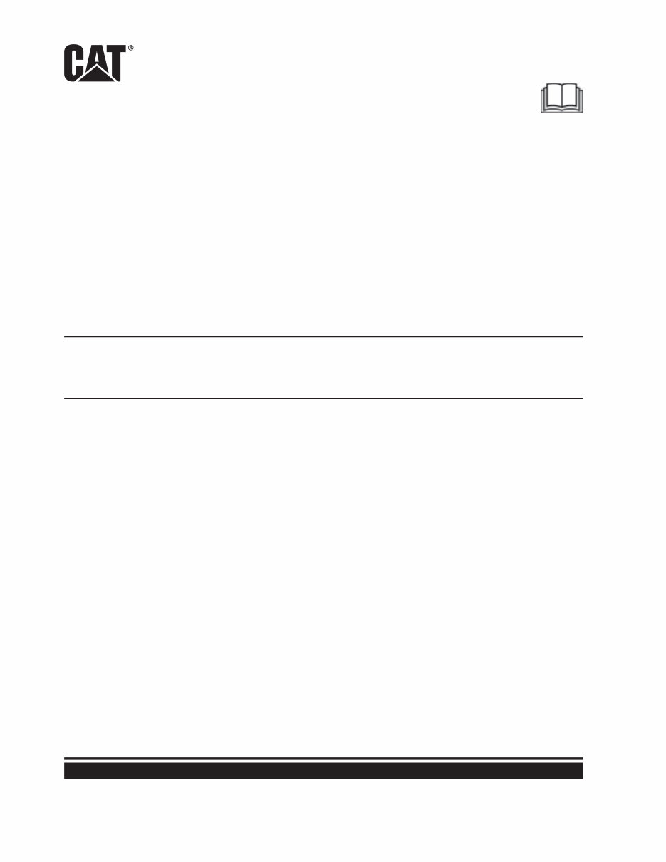 Cat 3600 Series and C280 Series Diesel Engine Fluids Recommendation ...