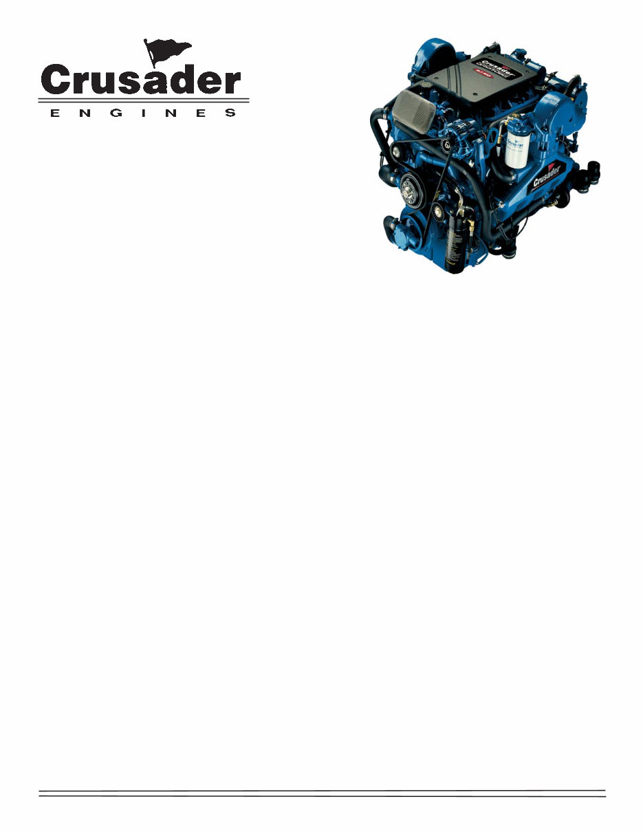 Crusader engines Marine Illustrated Parts Manual - Model MP 8.1L 2001 ...