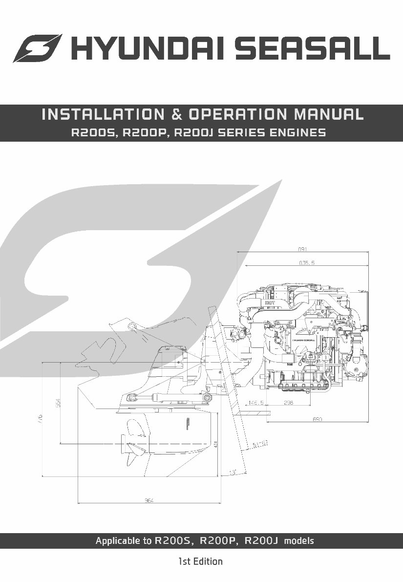 Hyundai SeasAll R200 Series Engines Installation & Operation Manual ...