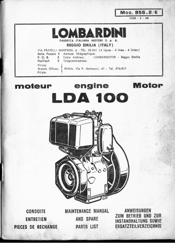 Lombardini Lda 100 Servicen Manual |Manuals Online