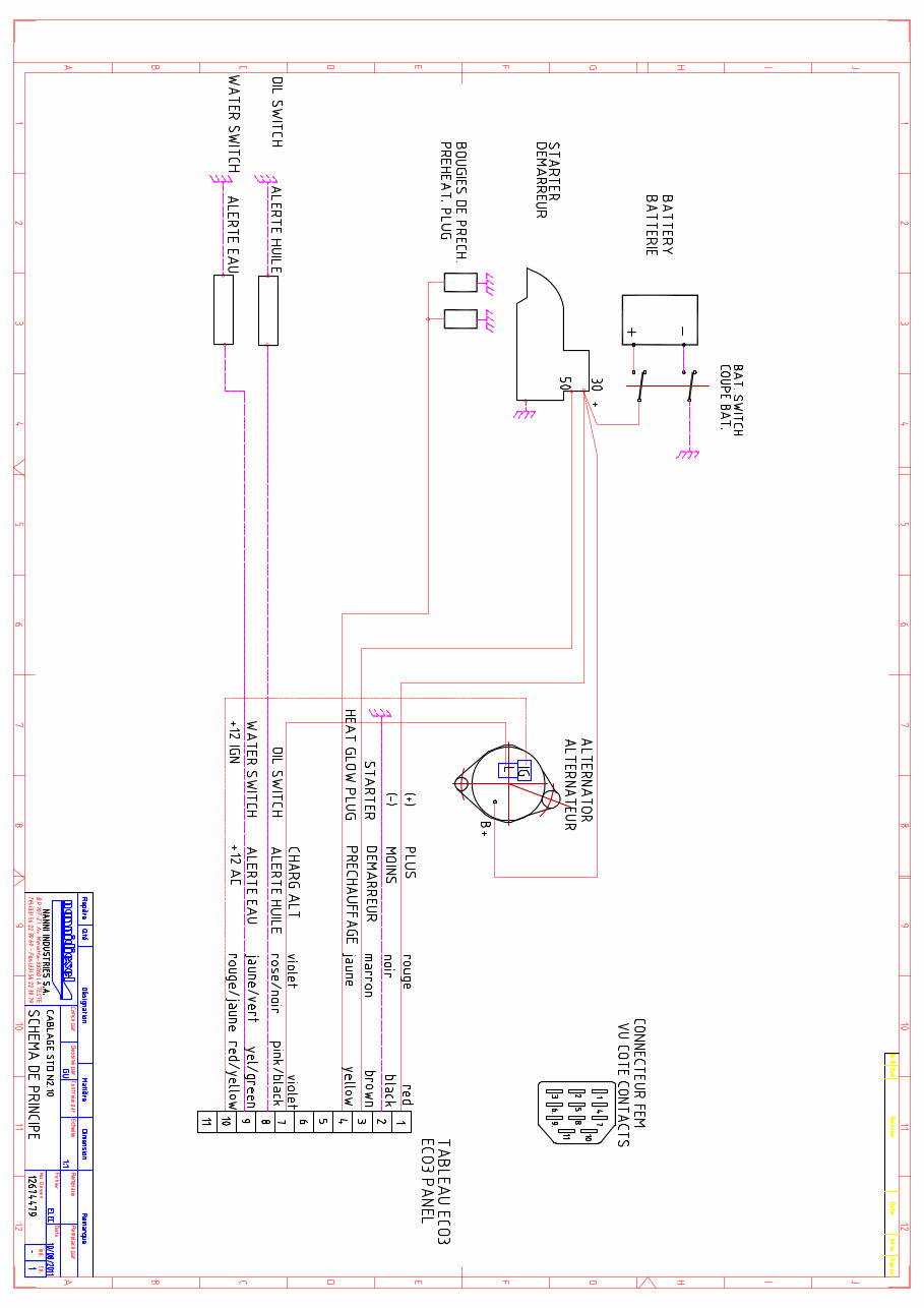 Nanni N2.10 with a Eco3 panel Wiring Diagrams |Manuals Online
