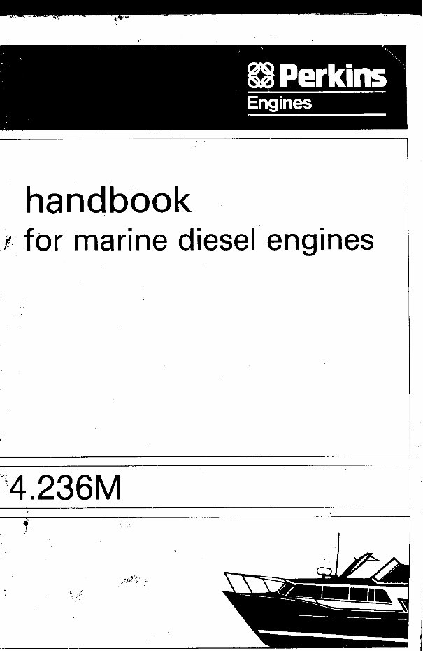 Handbook for 4.236 Perkins diesel marine Engine |Manuals Online