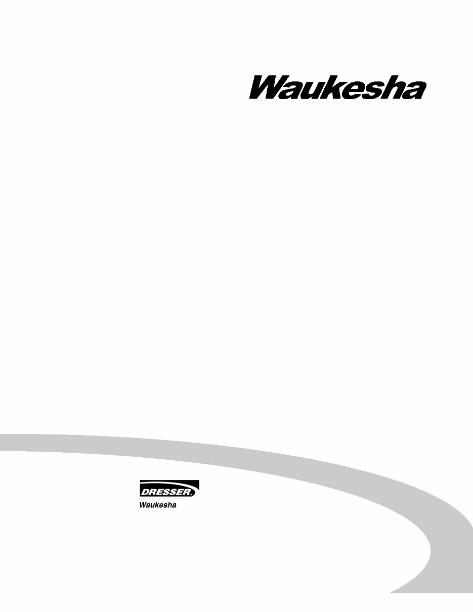 Waukesha VHP Series Four 7042GL/GSI Engine System Manager Operation ...