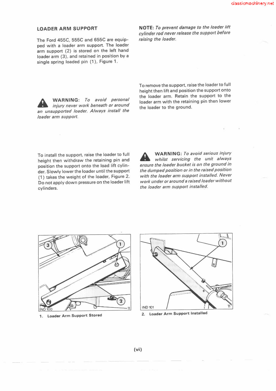 FORD 455C 555C 655C Tractor Loader BACKHOE Repair Manual