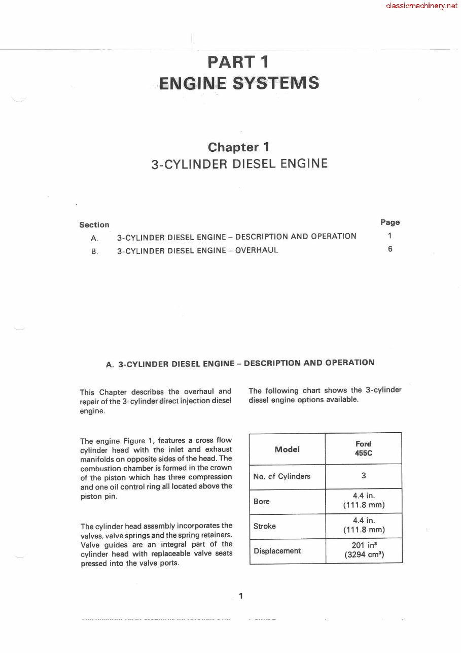 FORD 455C 555C 655C Tractor Loader BACKHOE Repair Manual